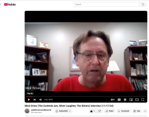 Greg Shanks of Pale Blooms & Beyond Interviews Mick of The SILVERS ...